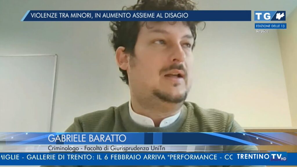 Baratto: “Youth delinquency is just a symptom; distress is the real ...